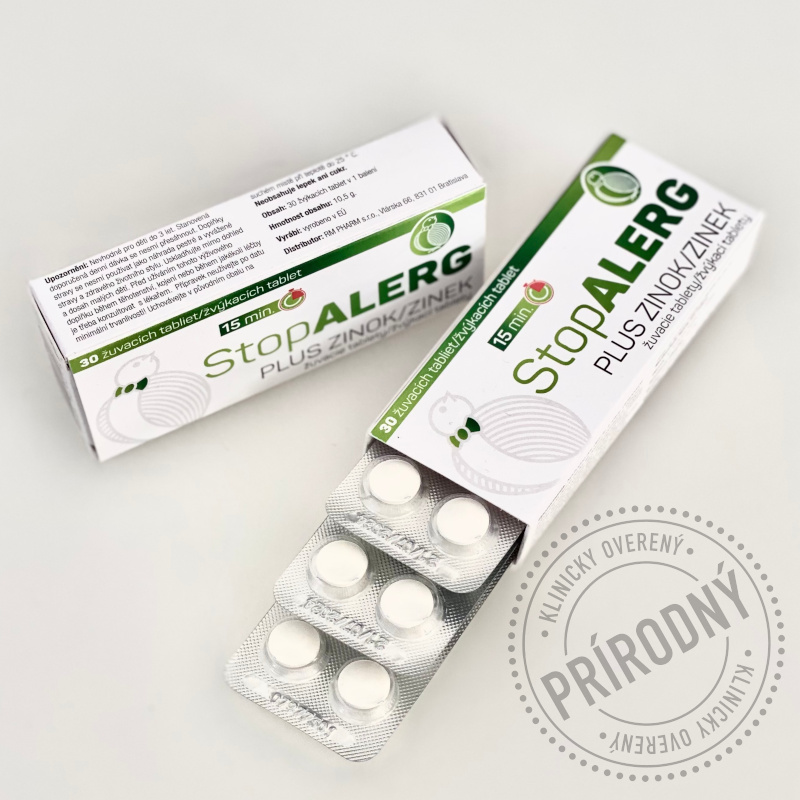 StopALERG uľaví od príznakov alergie už po 15 minútach - StopALERG
